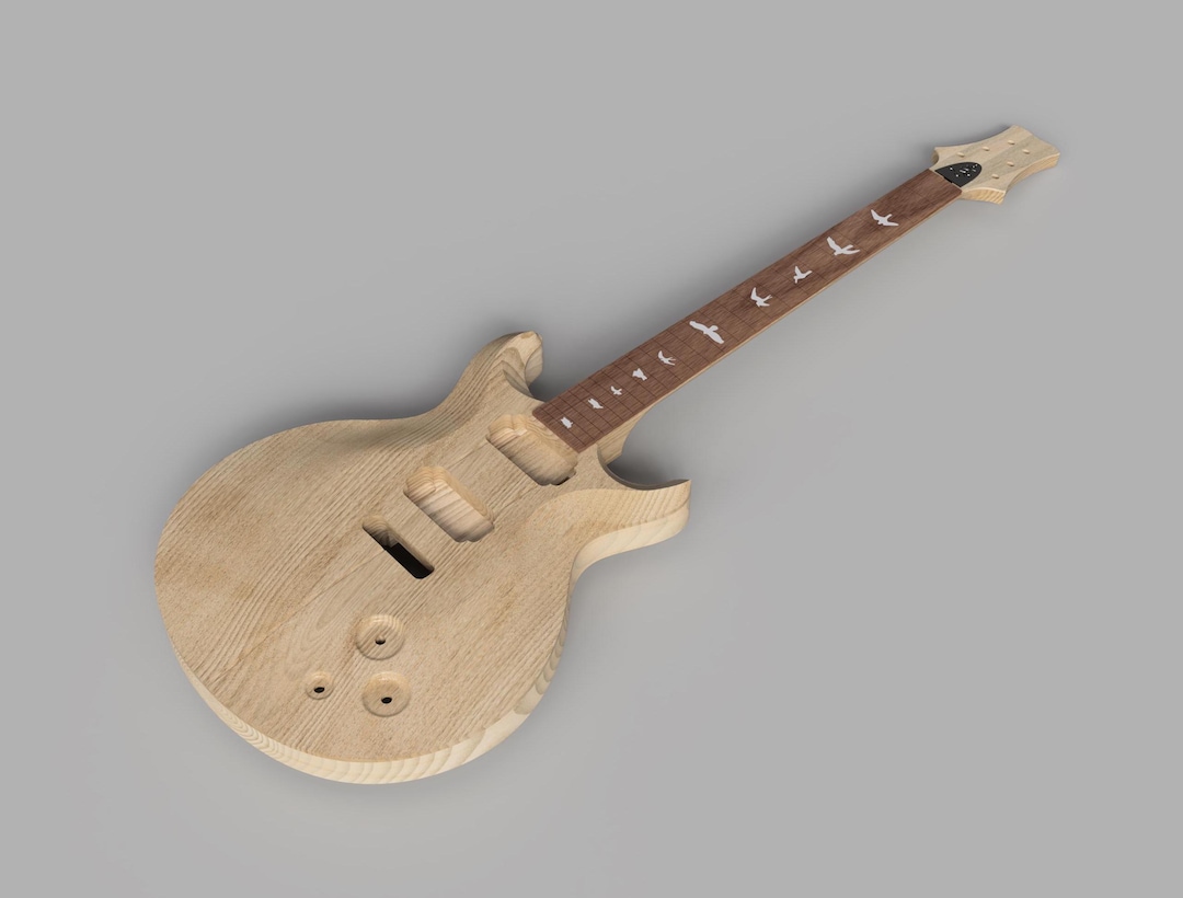 PRS Santana Retro 3D Files 1:1 Scale | CNC Files | Guitar Plan - Etsy
