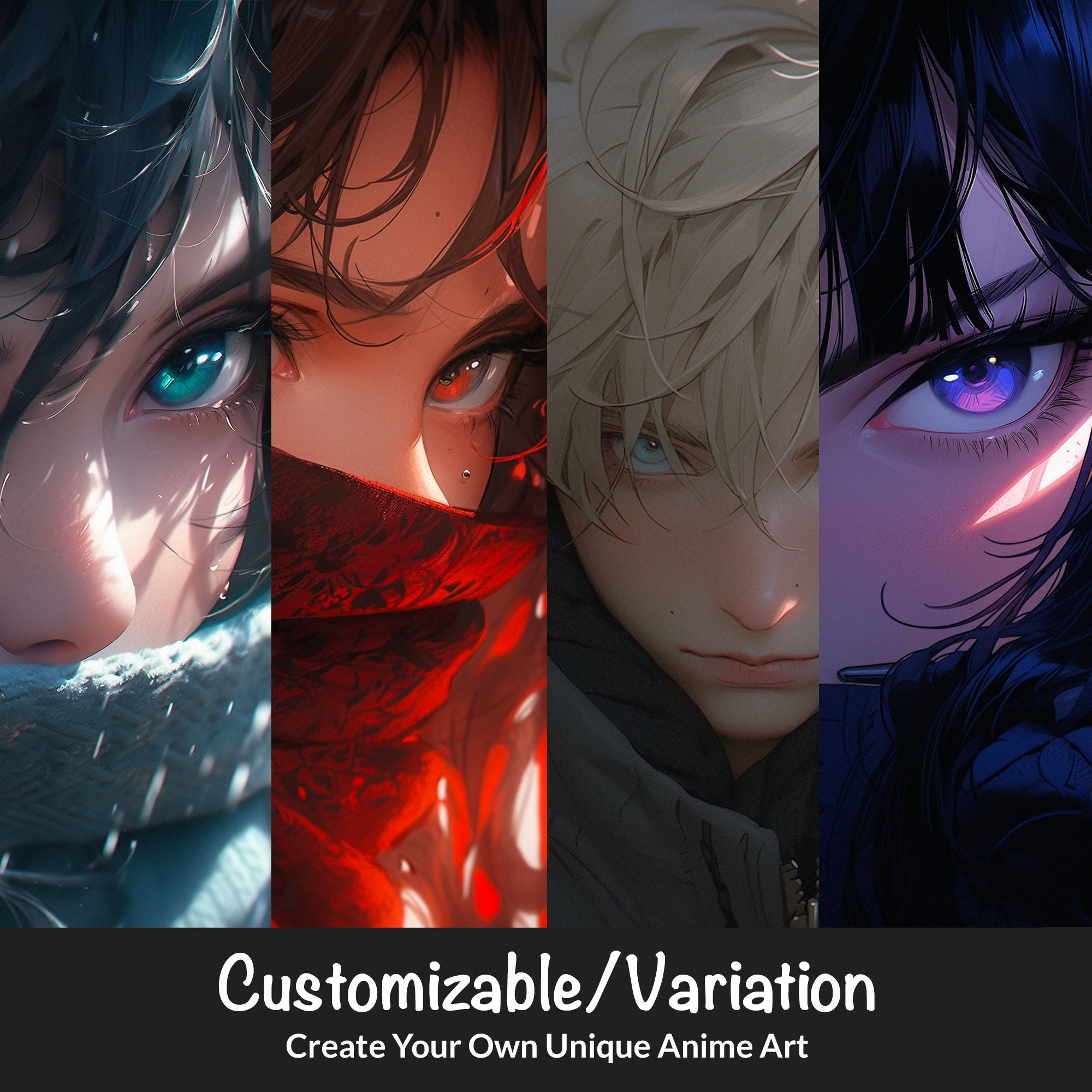 Beautiful Eyes in Anime Style Prompt - Niji AI Prompt, Midjourney ...