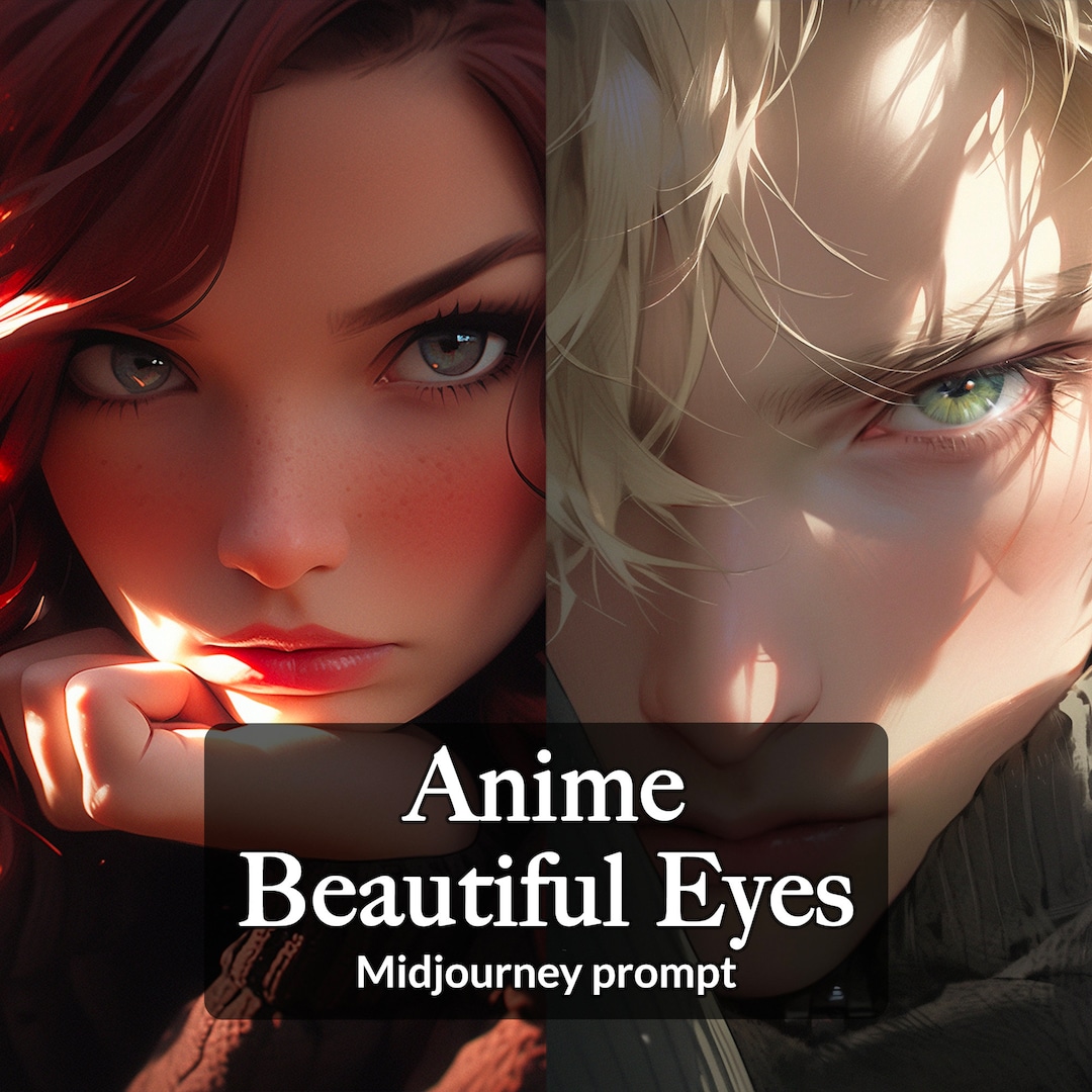 Beautiful Eyes in Anime Style Prompt Niji AI Prompt, Midjourney Prompt ...