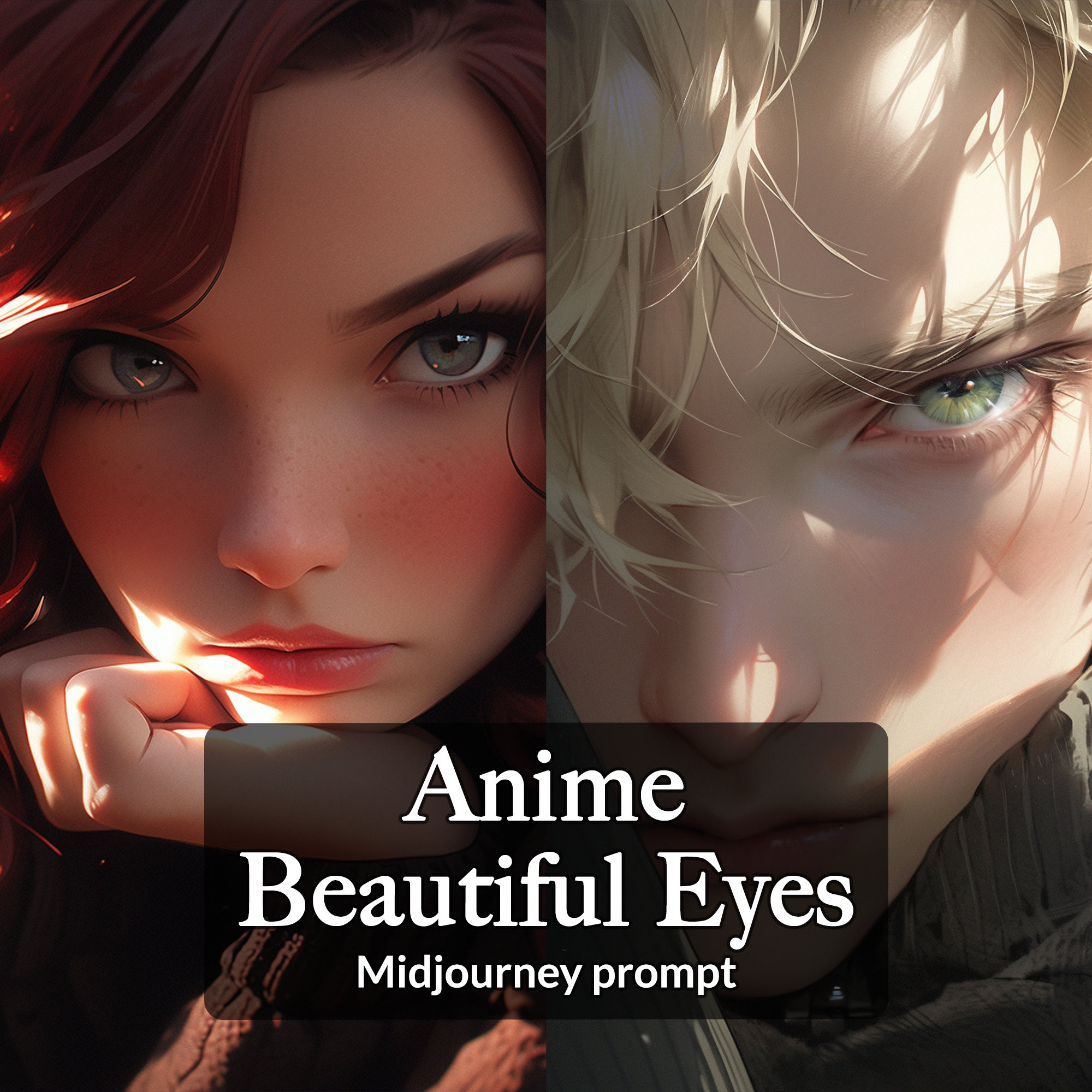 Beautiful Eyes in Anime Style Prompt - Niji AI Prompt, Midjourney ...