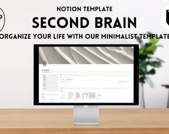 Notion Second Brain, Notion Dashboard, Notion Template 2023, Notion Planner, Notion All in One ...
