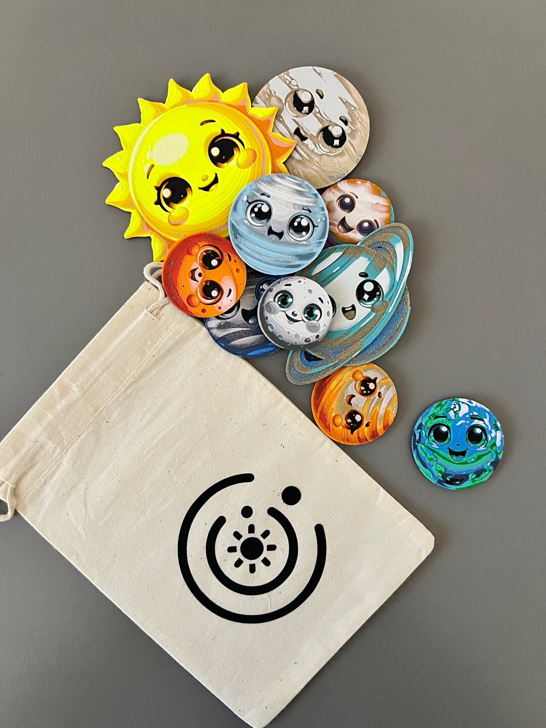 Magnet Set, Fridge Magnets, Solar System, Space, Universe, Planets ...