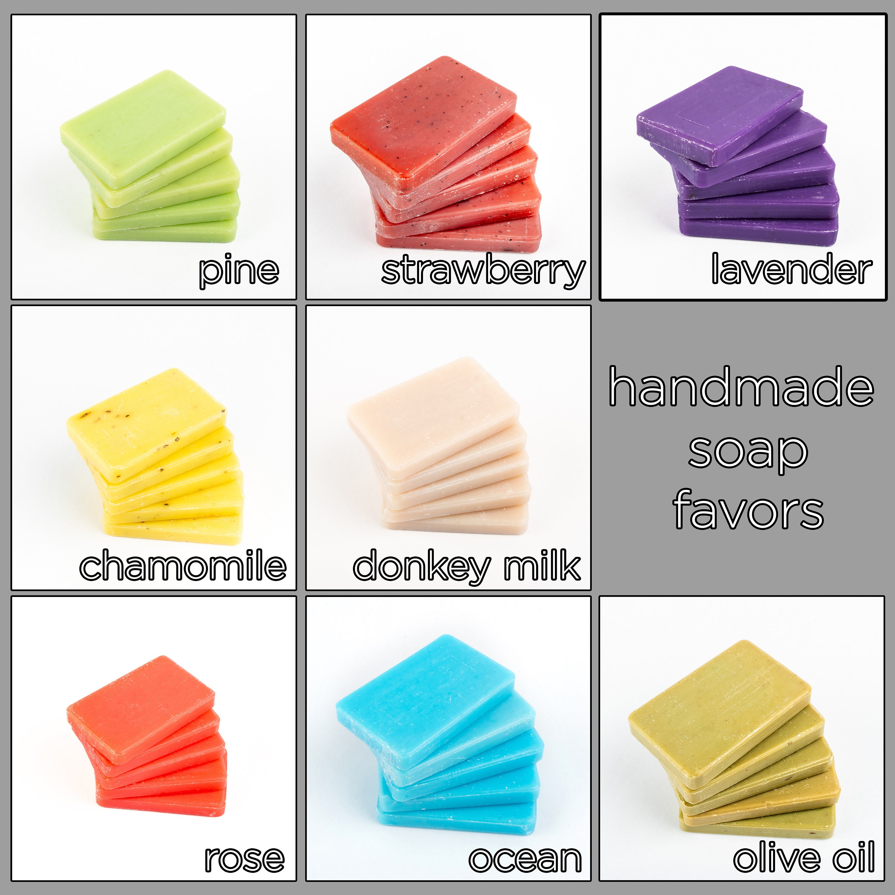 Handmade Scented Soaps ,MIX Bulk Vegan Soaps ,wedding Guest Gifts ...