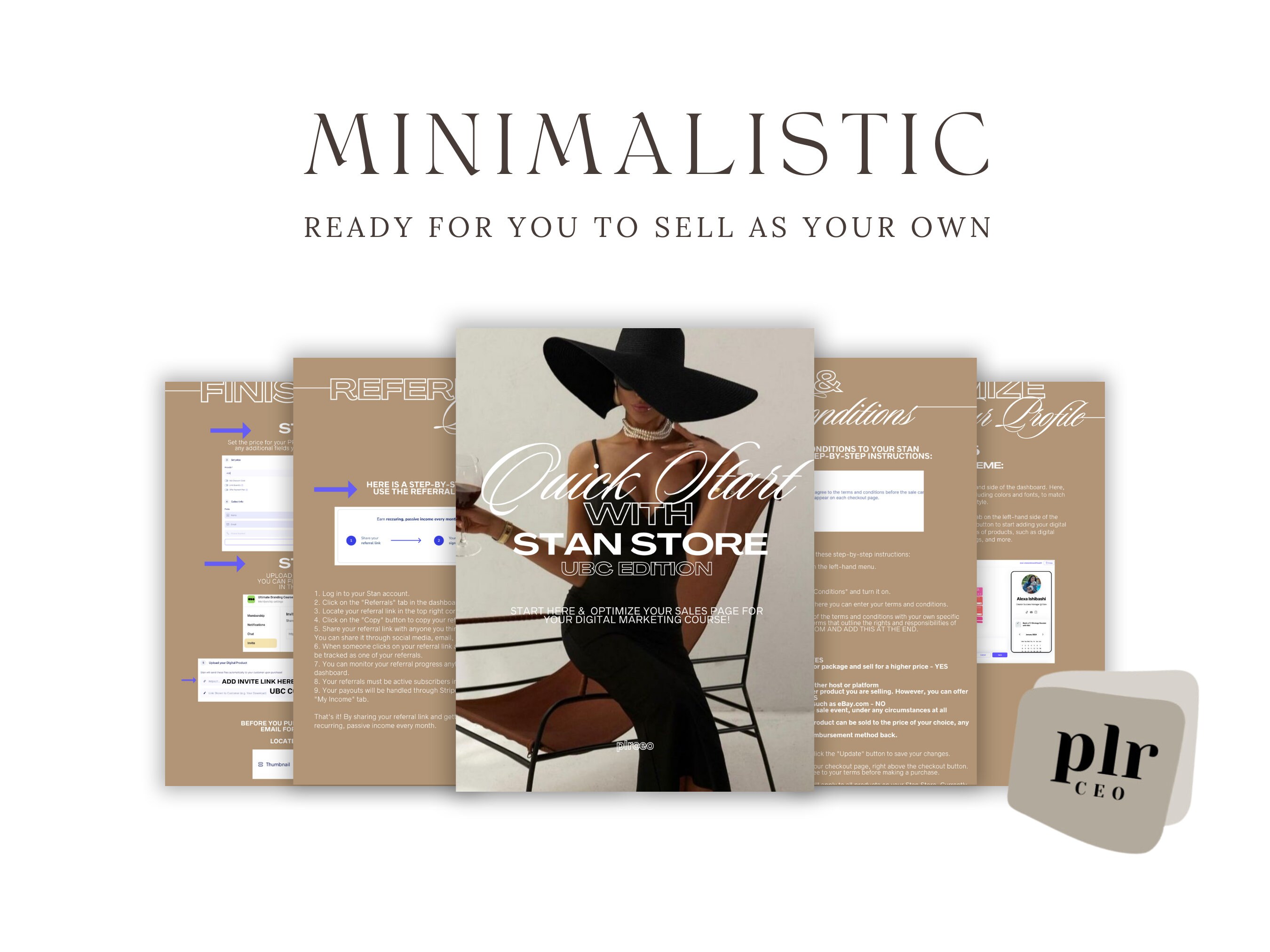 UBC Stan Store Quick Start Guide Step by Step Guide Canva Template ...