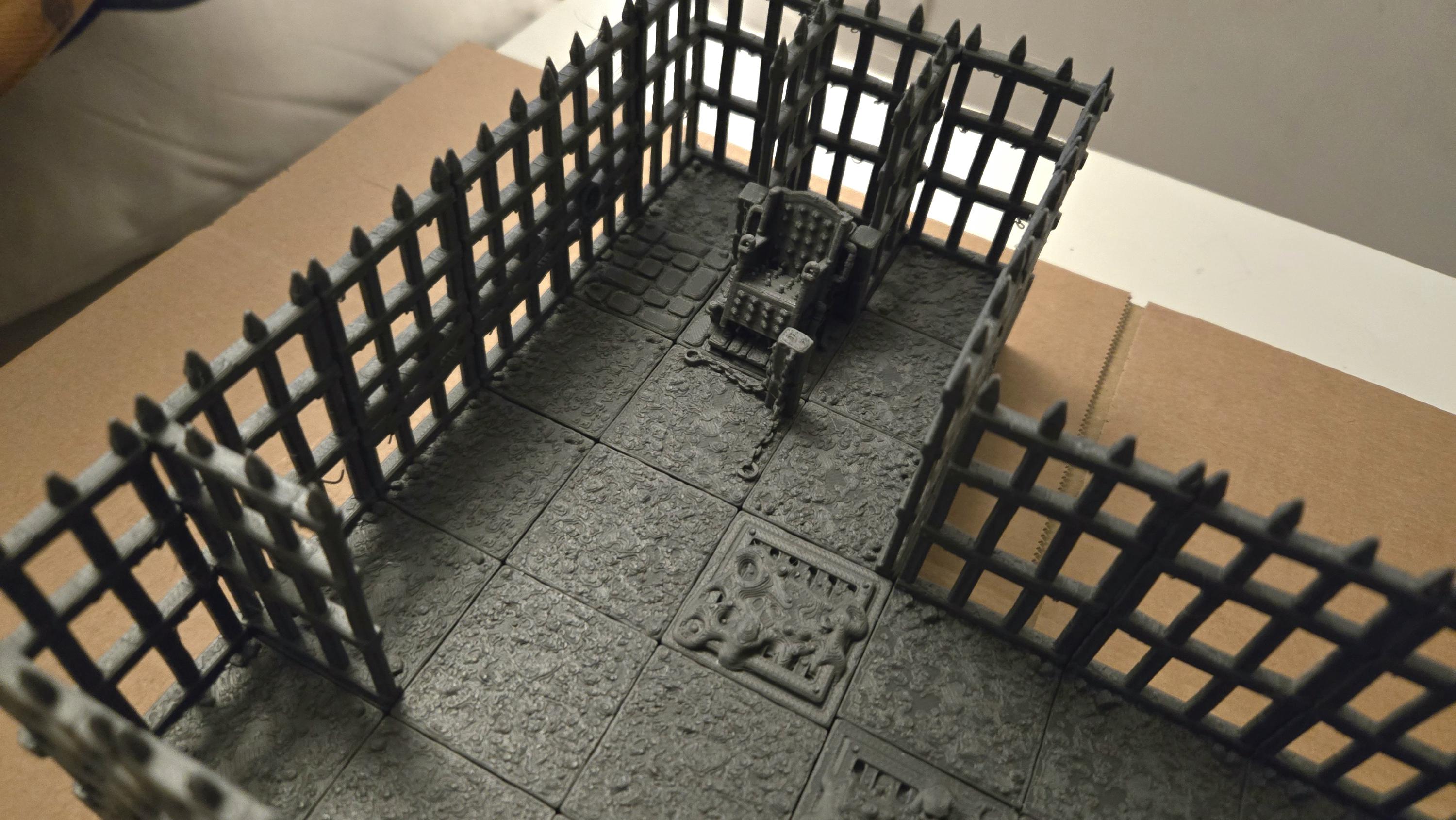 Dungeon Jail Cell Add-on | Modular Tabletop TTRPG, 33 Blocks - Etsy