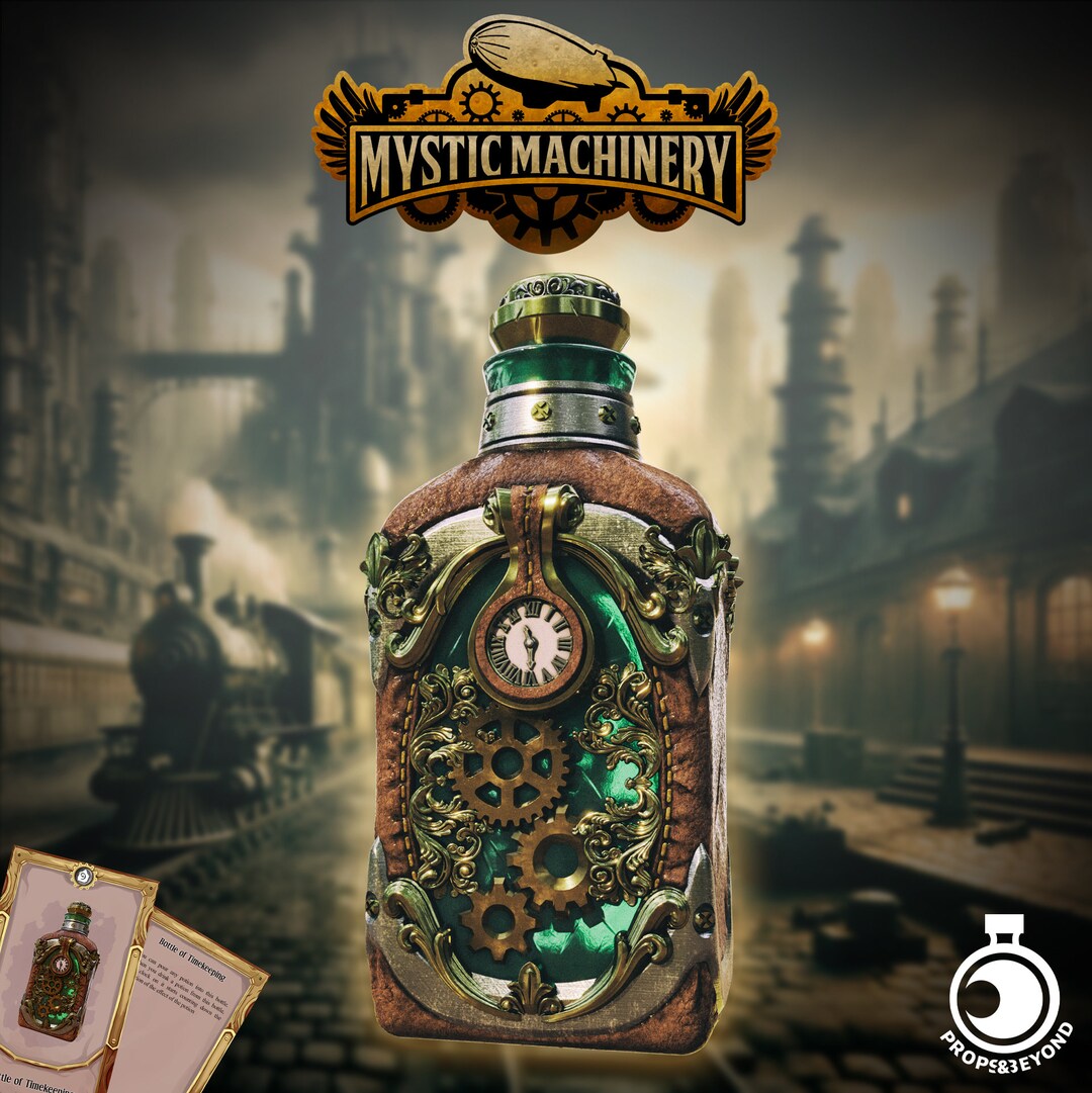 Bottle of Timekeeping | Dnd Prop Cosplay | Props & Beyond | Mystic ...