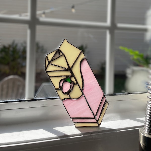 Strawberry Milk Stained Glass - Etsy Strawberry Milk Stained Glass - Etsy