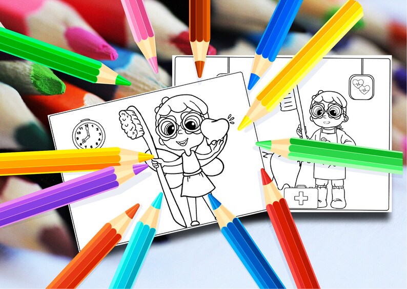 Postcards to Color in for Kids, Recall Postcard, Appointment Reminder ...