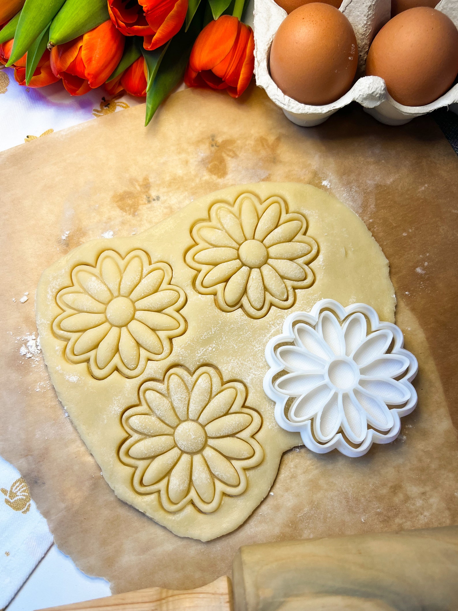 Flower Cookie Cutter - Daisy Flower Cookie Cutter - Etsy