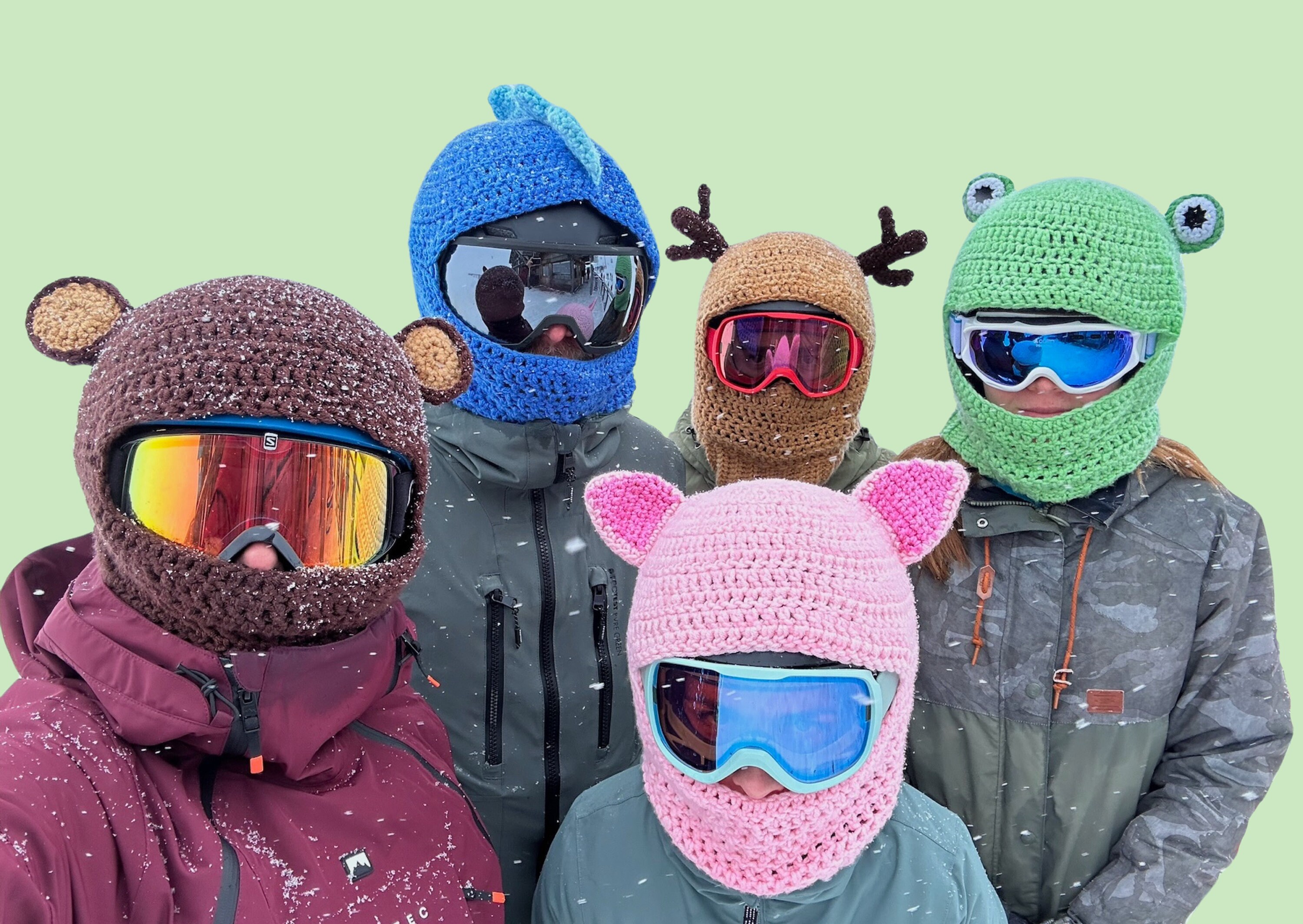 Crochet Pattern Pig Balaclava to Cover Helmet *ENGLISH* - Etsy