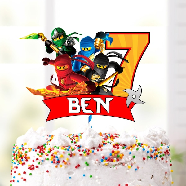 Ninjago Cake Topper - Etsy