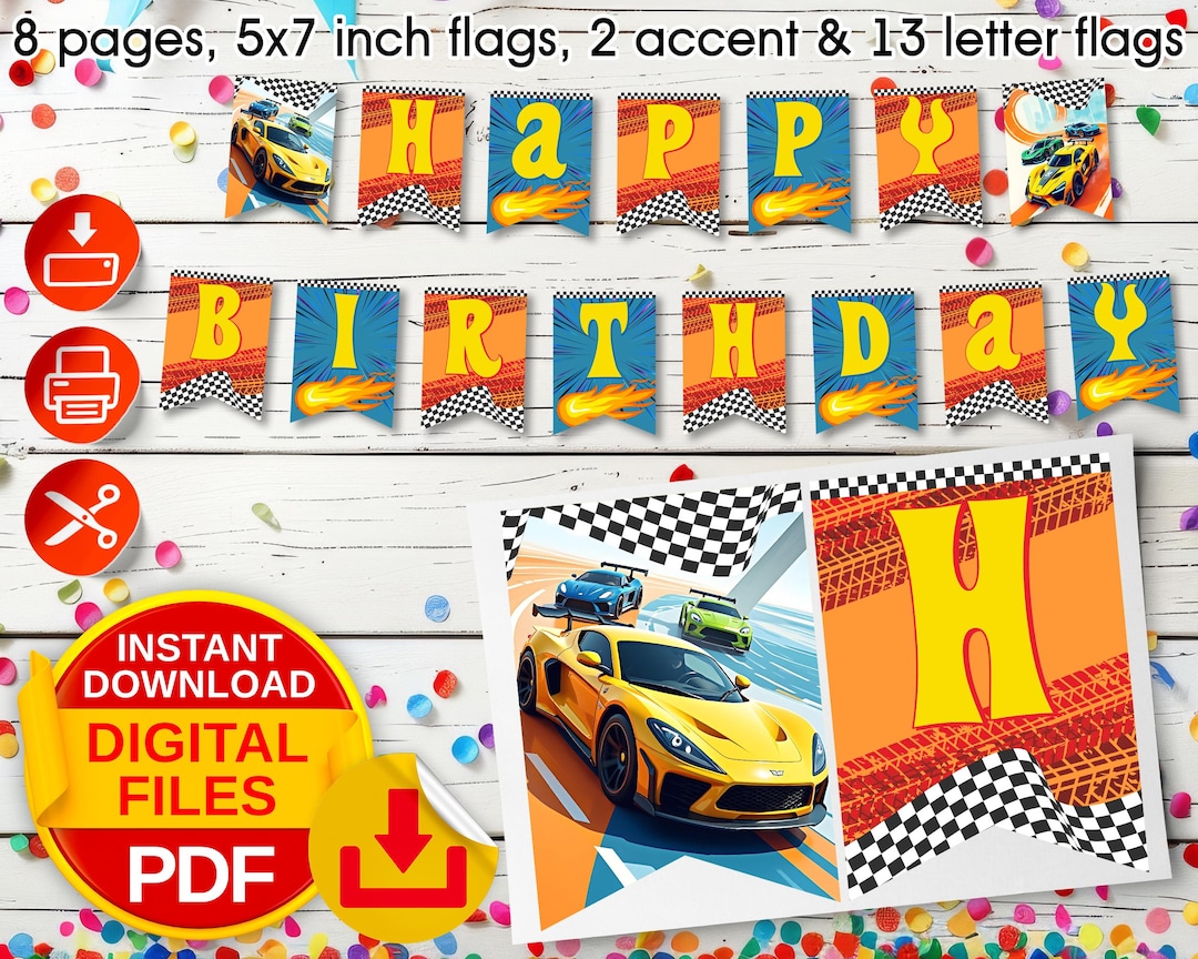 DIGITAL File Banner -themed Digital Printable File - Digital File ONLY ...