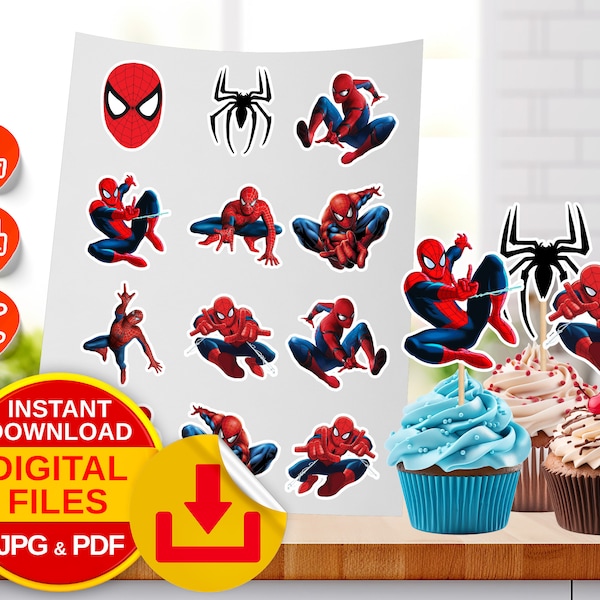 Spiderman Topper - Etsy