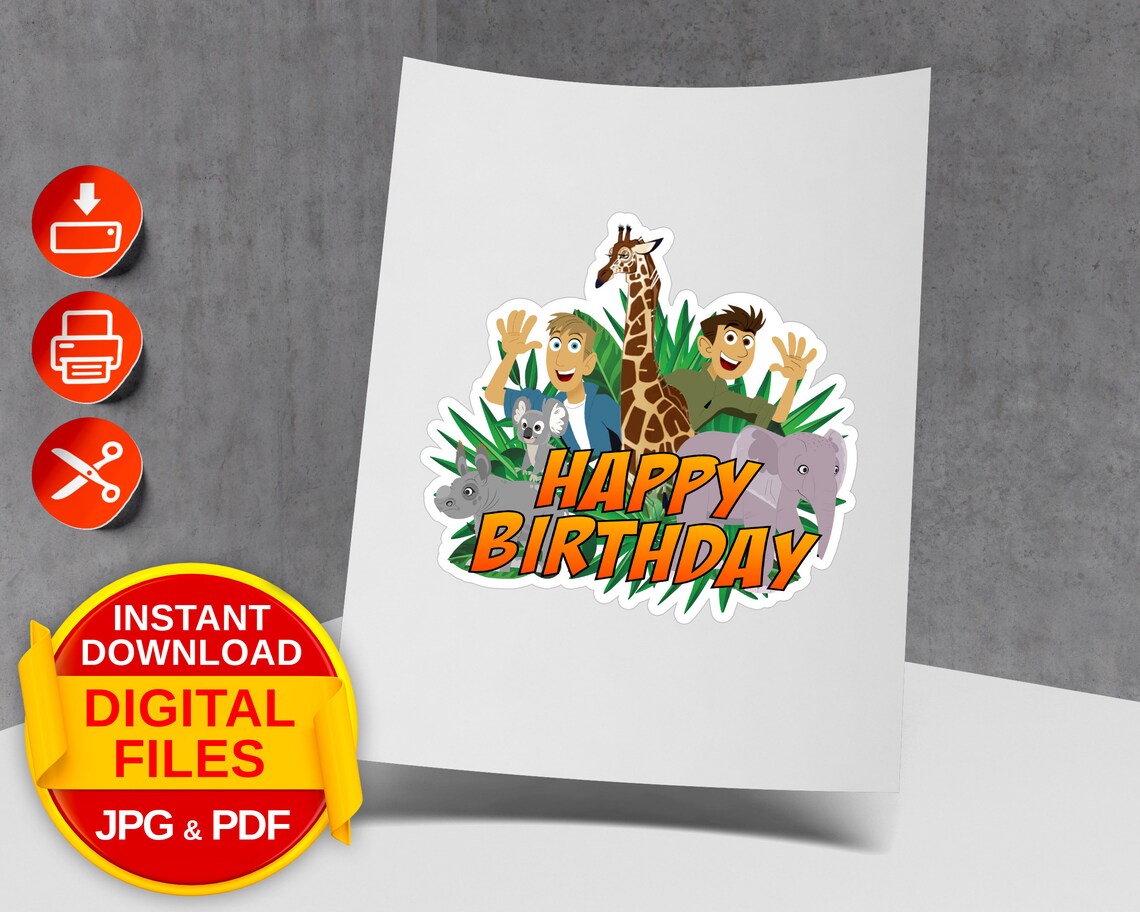 DIGITAL File Cake Topper -themed Digital Printable File - Digital File ...
