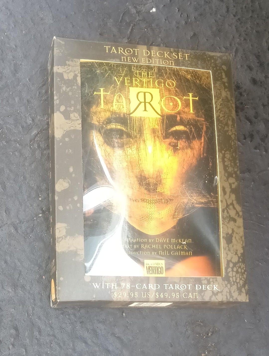 DC Vertigo Tarot Dave Mckean Deck and Book Set Sandman Neil Gaiman ...