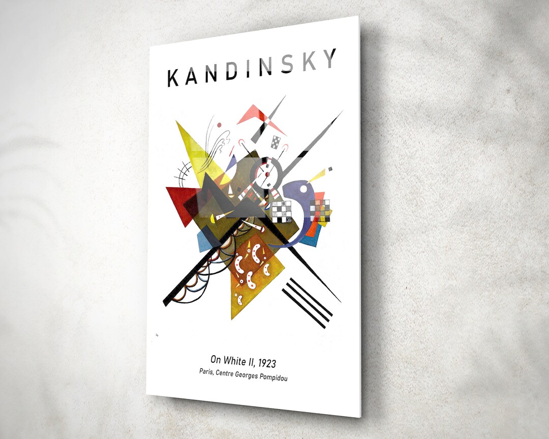 Wassily Kandinsky Modernist Abstract Art Acrylic Glass Print, Face ...