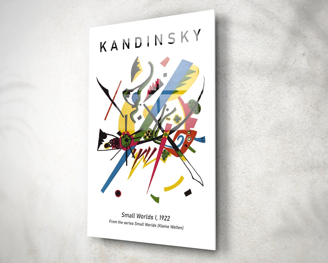 Wassily Kandinsky Modernist Abstract Art Acrylic Glass Print, Face ...