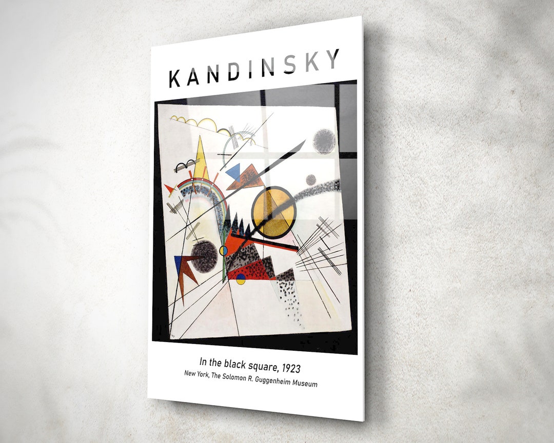 Wassily Kandinsky Modernist Abstract Art Acrylic Glass Print, Face ...