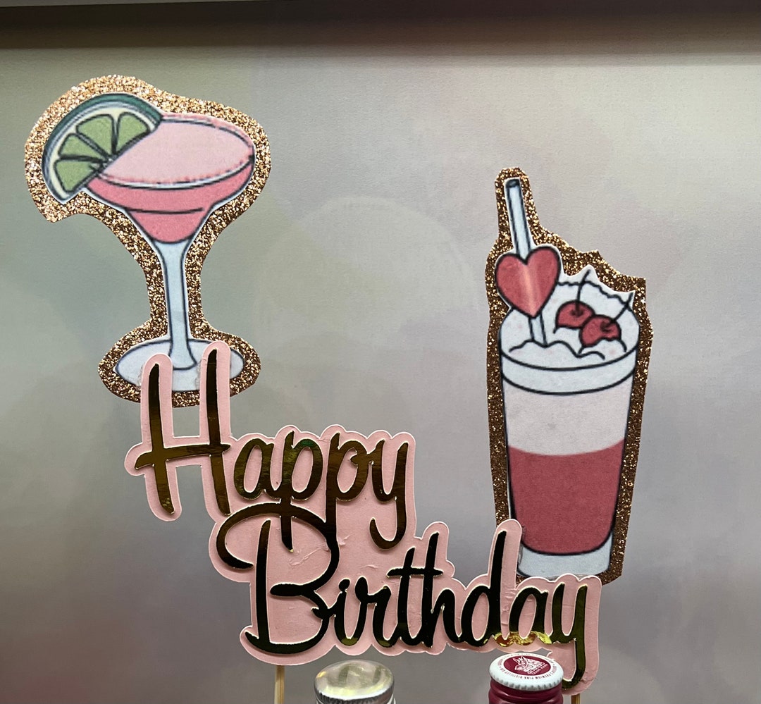 Handmade Card Cake Topper - Etsy
