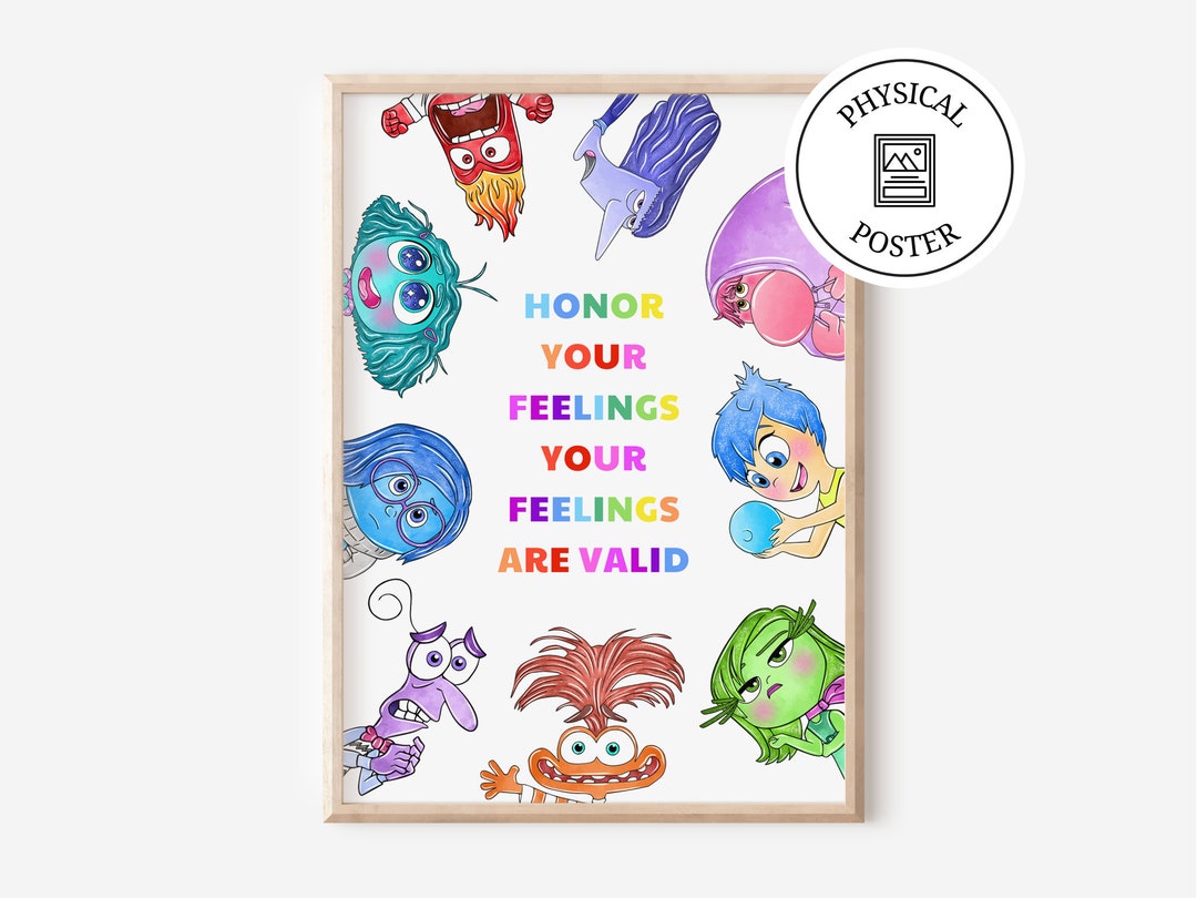 1 Poster From Inside Out 2 Characters - Nursery Room Art Decor ...