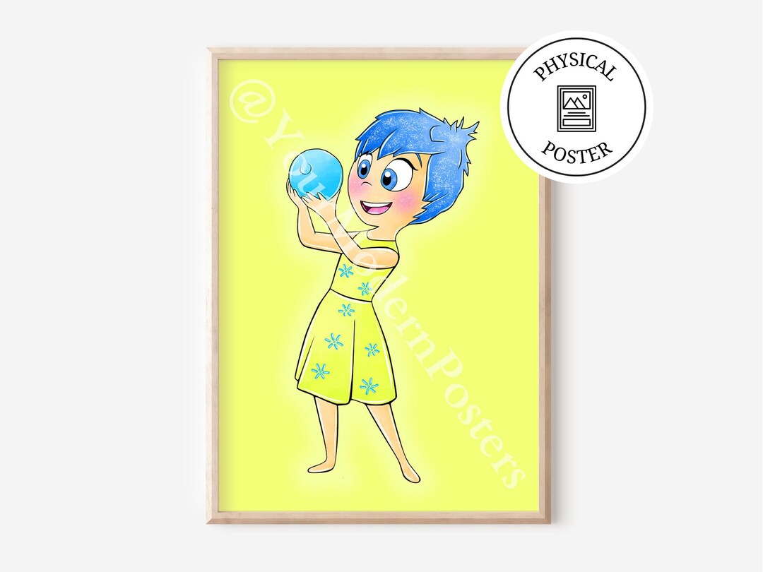 Inside Out Joy Poster: Nursery Room Art Decor - Etsy