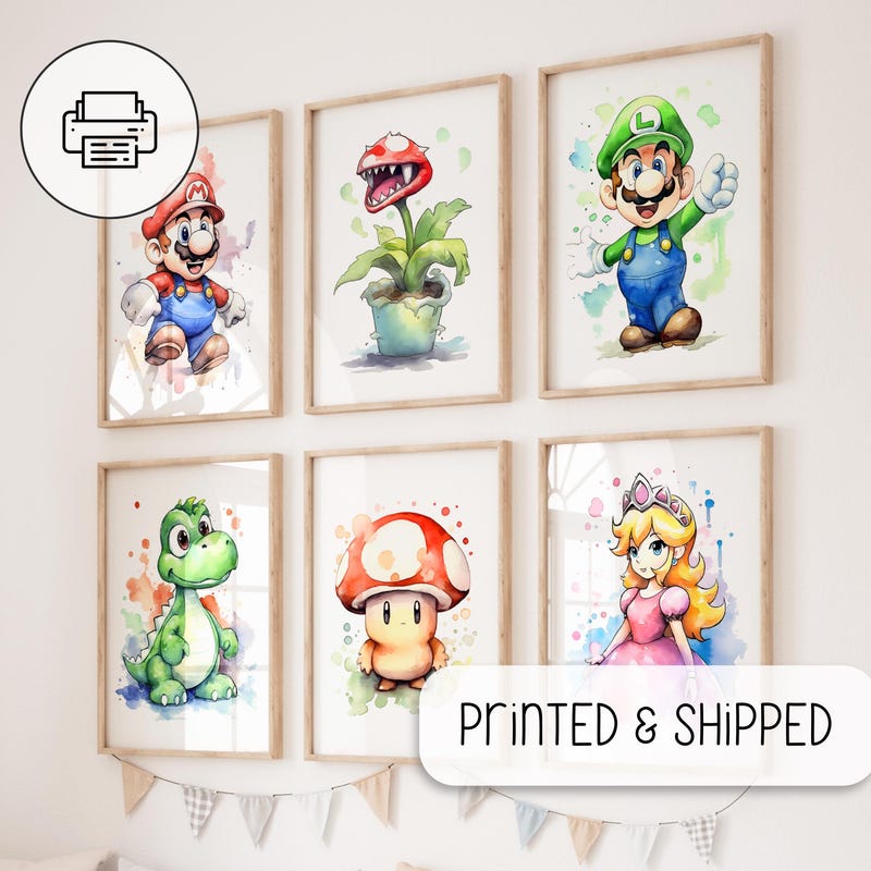 Super Mario Poster - Etsy