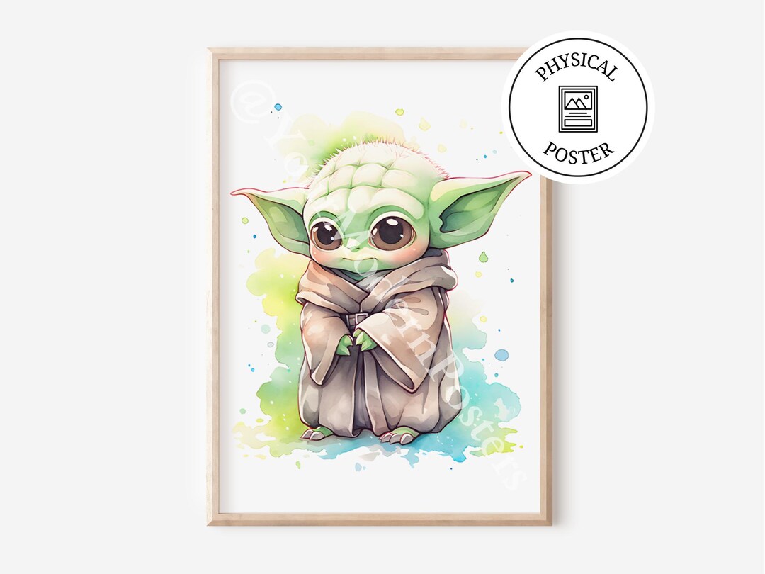 Cute Chibi Star Wars Character - Nursery Room Decor - Art Gallery Wall ...