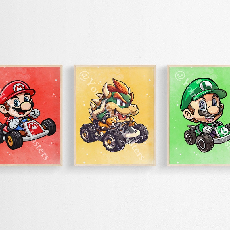 Super Mario Poster - Etsy