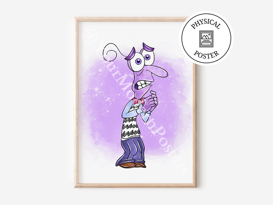 Inside Out Fear Poster: Nursery Room Art Decor - Etsy