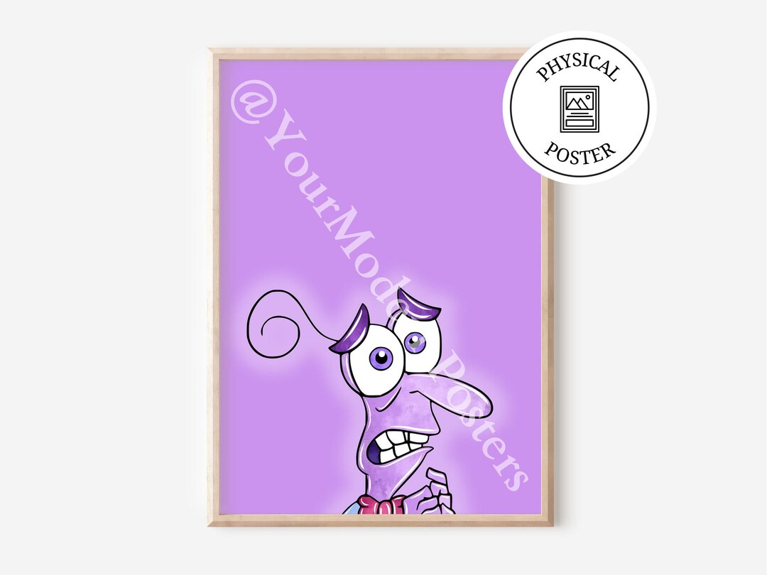 Inside Out Fear Poster: Nursery Room Art Decor - Kids Motivation - Etsy