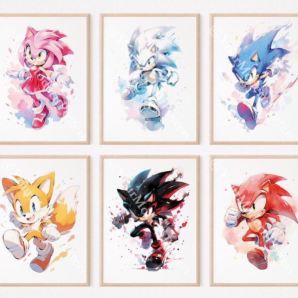 Sonic the Hedgehog Poster - Etsy