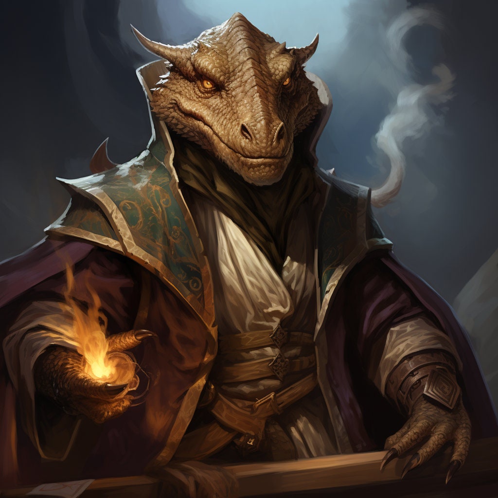 64 Dragonborn Characters From Several Diffrent Classes for Your DND ...