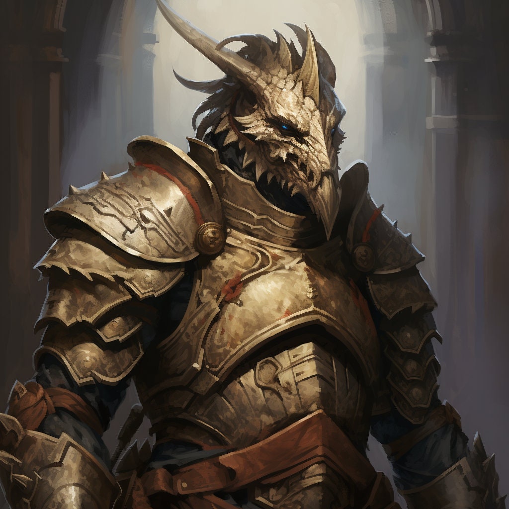 64 Dragonborn Characters From Several Diffrent Classes for Your DND ...