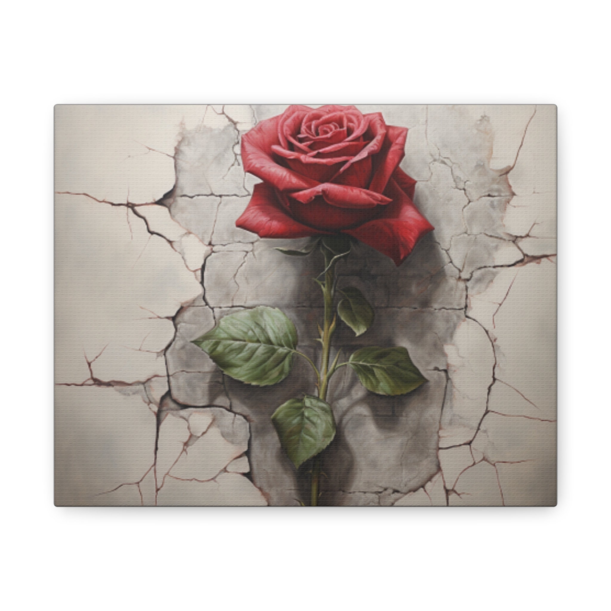 The Rose That Grew From Concrete Canvas Gallery Wrap (11 Different Size ...