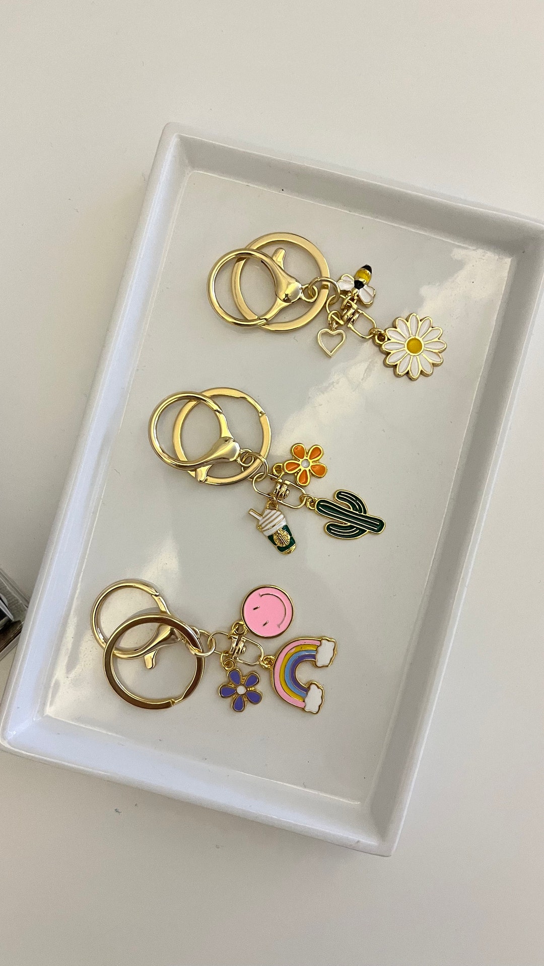 Colorful Charm: Elevate Your Daily Routine With Vibrant Keychains - Etsy