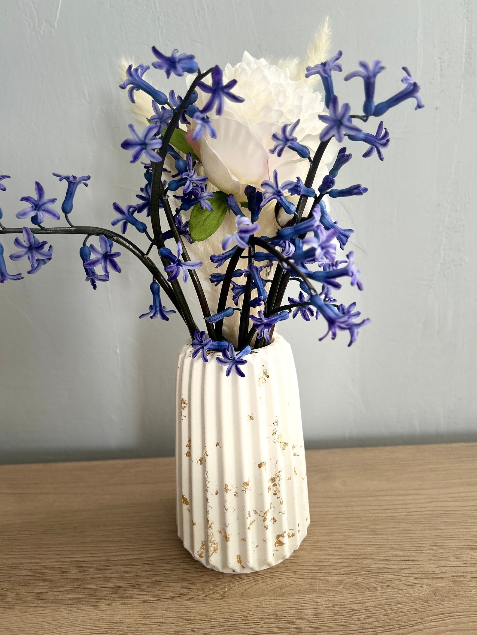 Minimalist Trapeze Vase - Pastel Colors - With or Without Gold Leaf ...