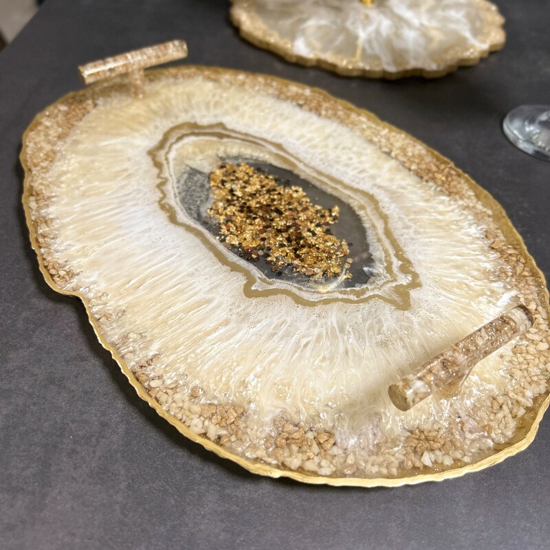 Geode Resin Tray - Etsy