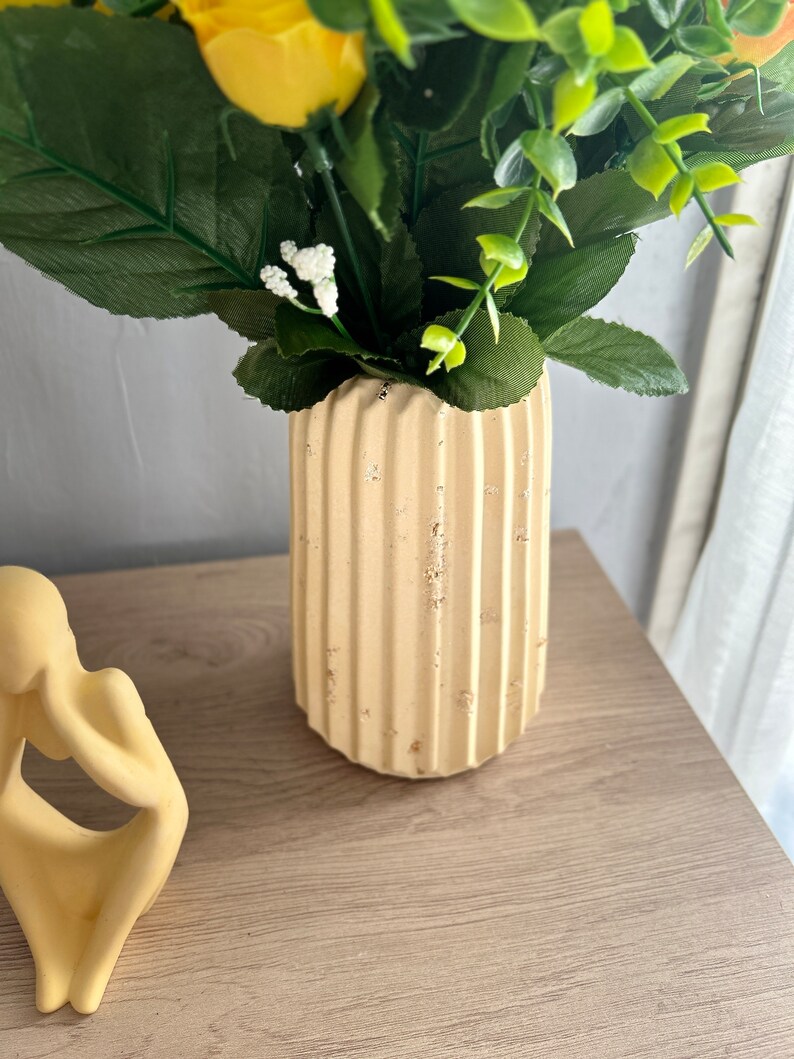 Minimalist Trapeze Vase - Pastel Colors - With or Without Gold Leaf ...