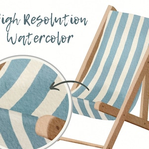 Beach Watercolor Clipart Bundle, Summer Theme PNG Files, Sun Shine ...