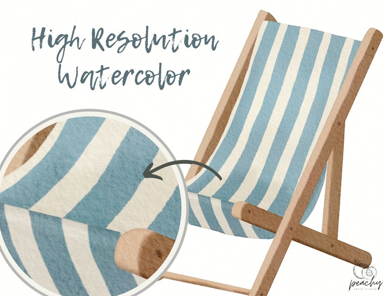 Beach Watercolor Clipart Bundle, Summer Theme PNG Files, Sun Shine ...