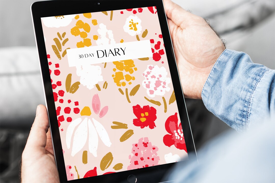 Digital Diary, Printable, Has Calendar, One-time Purchase, Organization ...