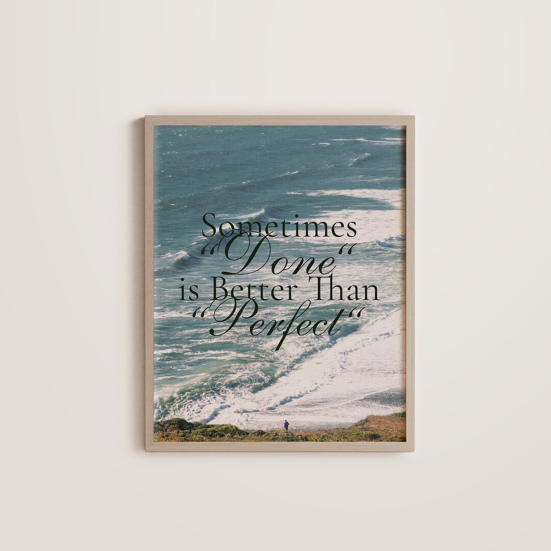 Beach Definition Print Affirmation Wall Art Blue Wall Art - Etsy