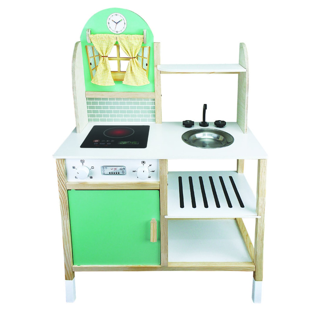Natural Wood Kitchen Wooden Kitchen Set for Kids Wooden - Etsy