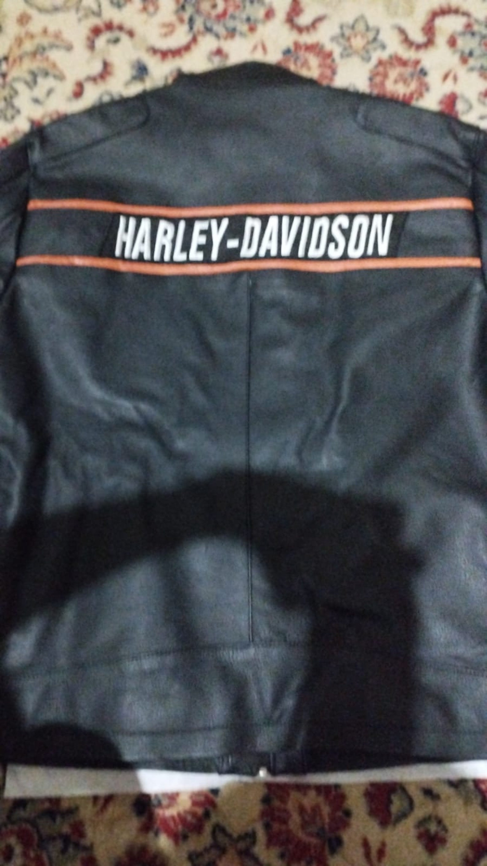 Men's Harley Davidson Bill Goldberg Black Leather Motorcycle Jacket - Etsy
