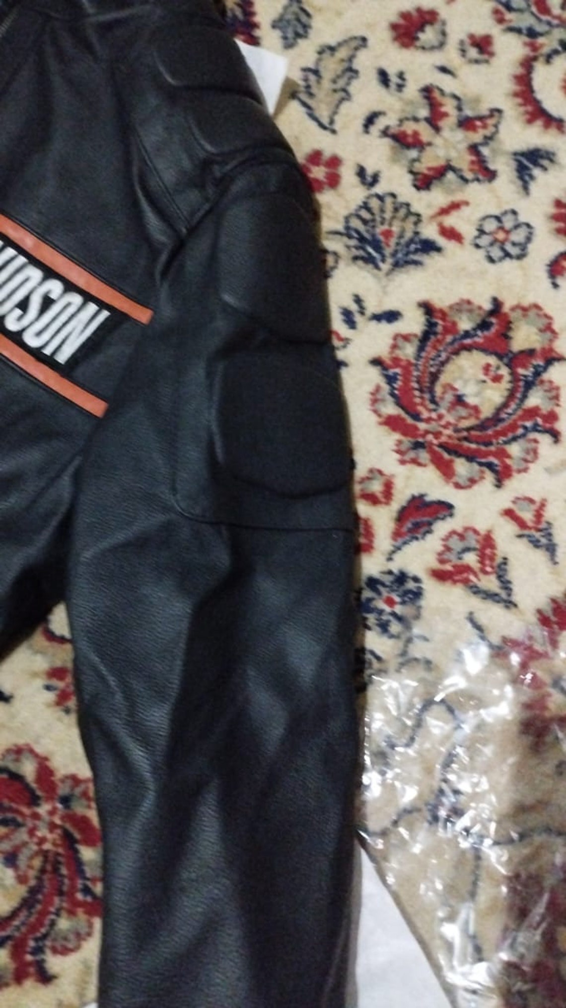 Men's Harley Davidson Bill Goldberg Black Leather Motorcycle Jacket - Etsy