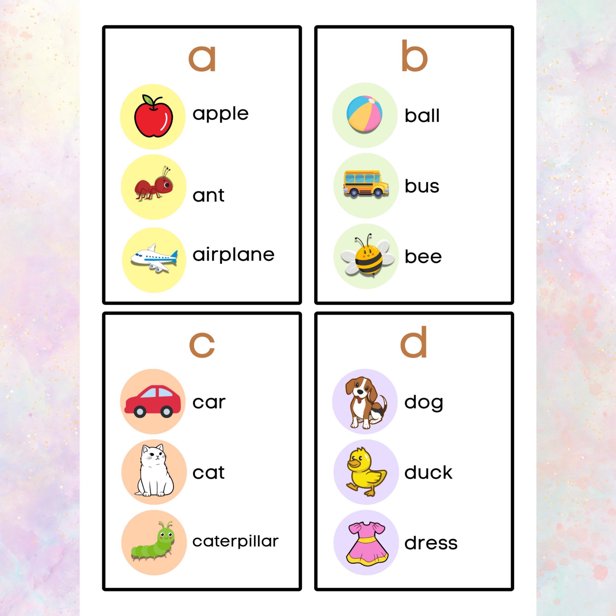 Phonics Cards Set 1 Printable, Phonics Posters, Sight Words, Learn to ...