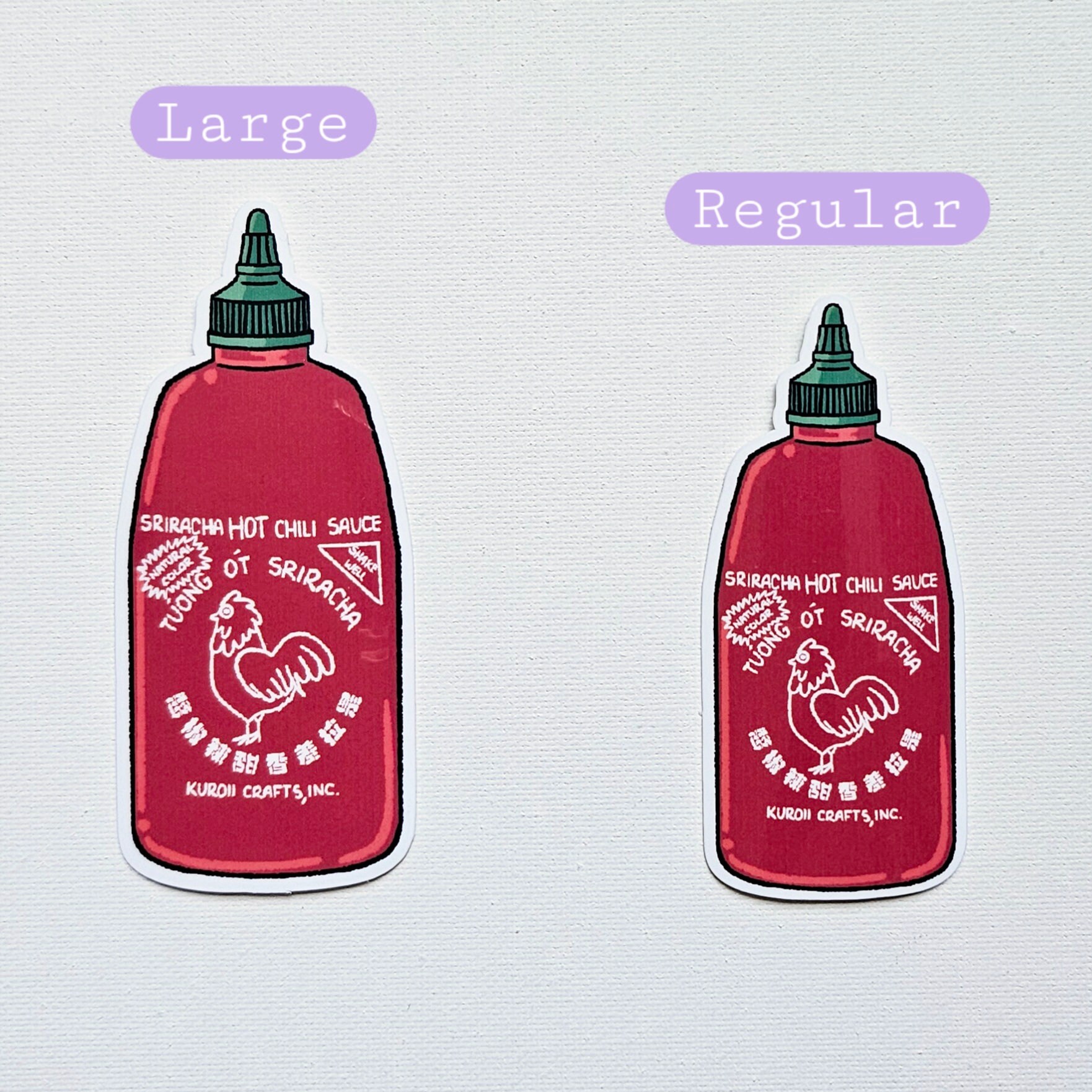 Sriracha Sticker waterproof - Etsy