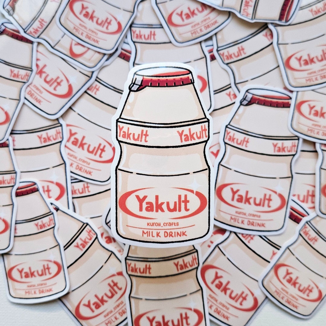 Yakult Sticker waterproof - Etsy
