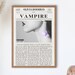 Olivia Rodrigo Vampire Album Poster, Guts Music Album Cover Retro ...