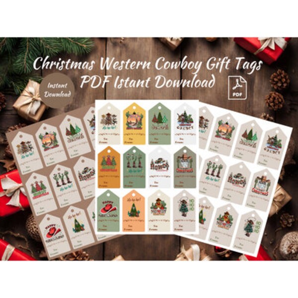 Western Christmas - Etsy
